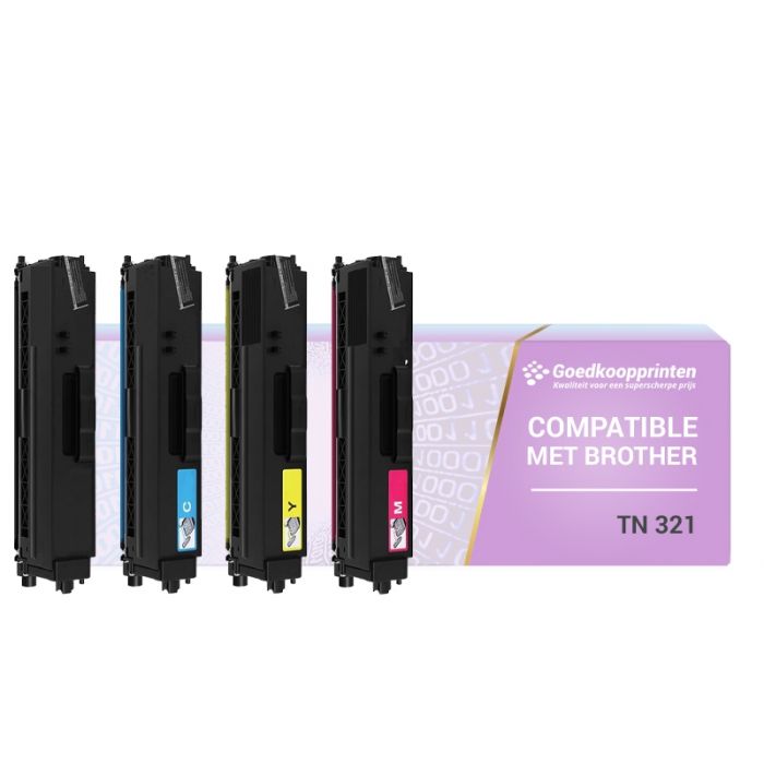 Brother TN-321 toner cartridge Multipack set 4st. | Goedkoopprinten.nl